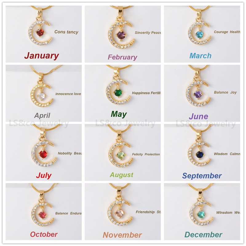LS Jewelry 18K Gold High Quality Zircon Pendant Necklace For Women ...