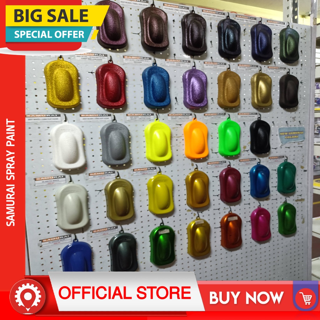 SAMURAI SPRAY PAINT Standard Color High Quality (Japan Formula ...