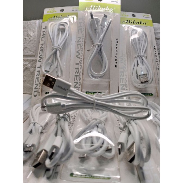 ORIGINAL ALIBABA L22 CABLE Micro USB/Type-C/iOS cord | Shopee Philippines