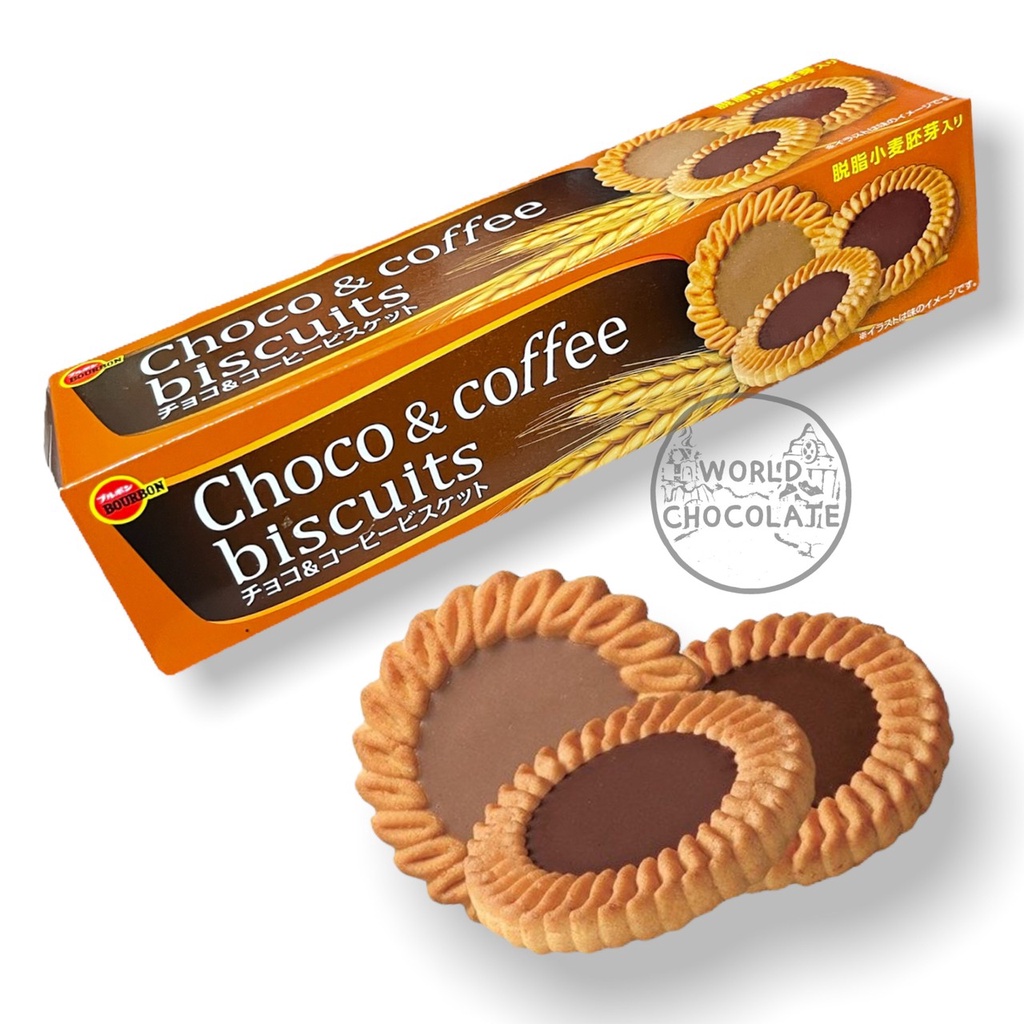Bourbon Choco & Coffee Biscuits Chocolate From Japan103g (1 Box ...