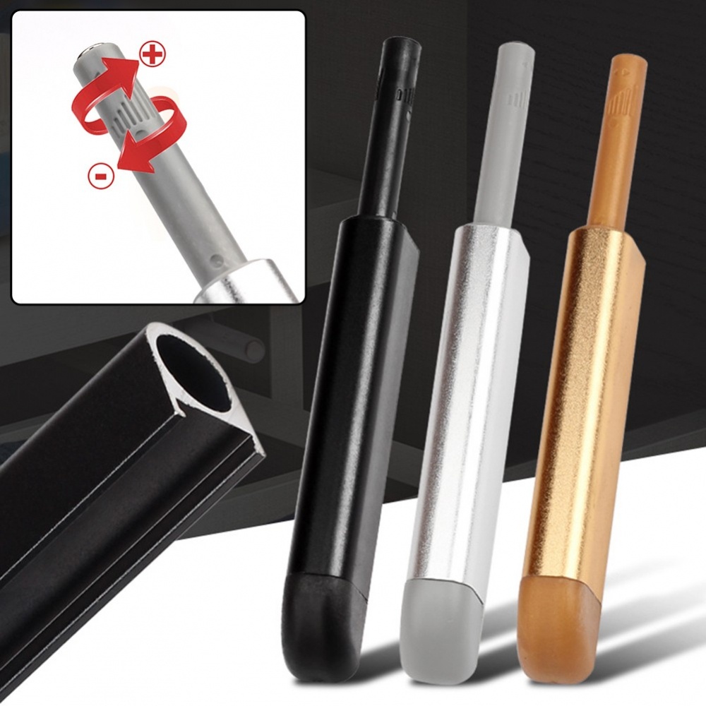 Aluminum alloy new cabinet door rebounder, push-type magnetic touch ...