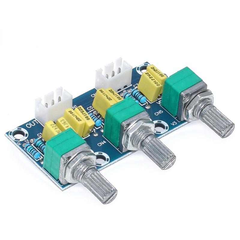 XH-M802 Amplifier Board High and Low Voltage Mixer Tone Board Volume ...