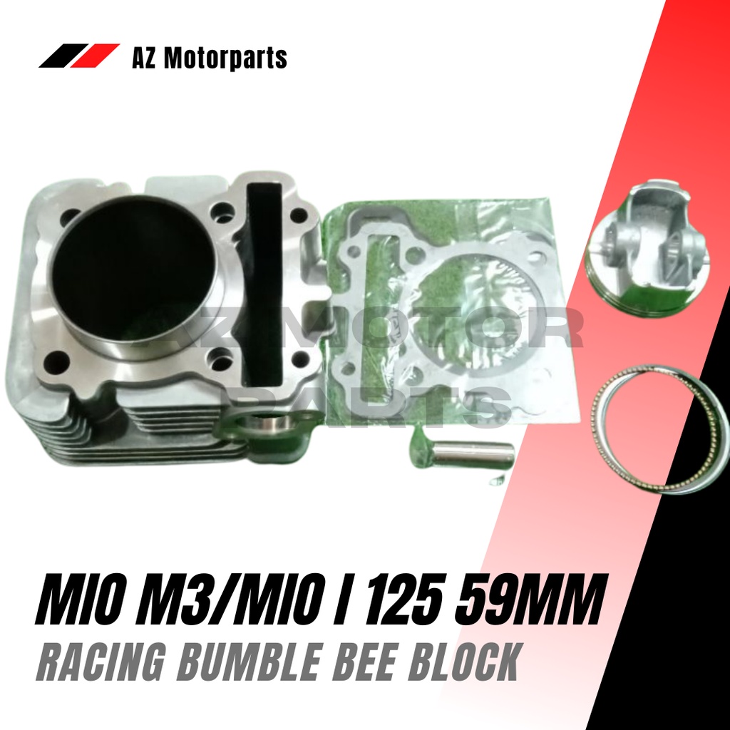 Cylinder Block Mio M3/Mio I 125 (59mm) | Shopee Philippines