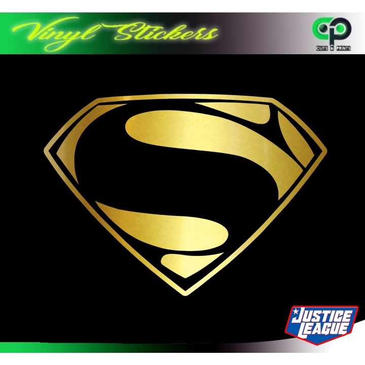 Superman Logo 001 (Justice League) - Vinyl Sticker (For Laptop ...