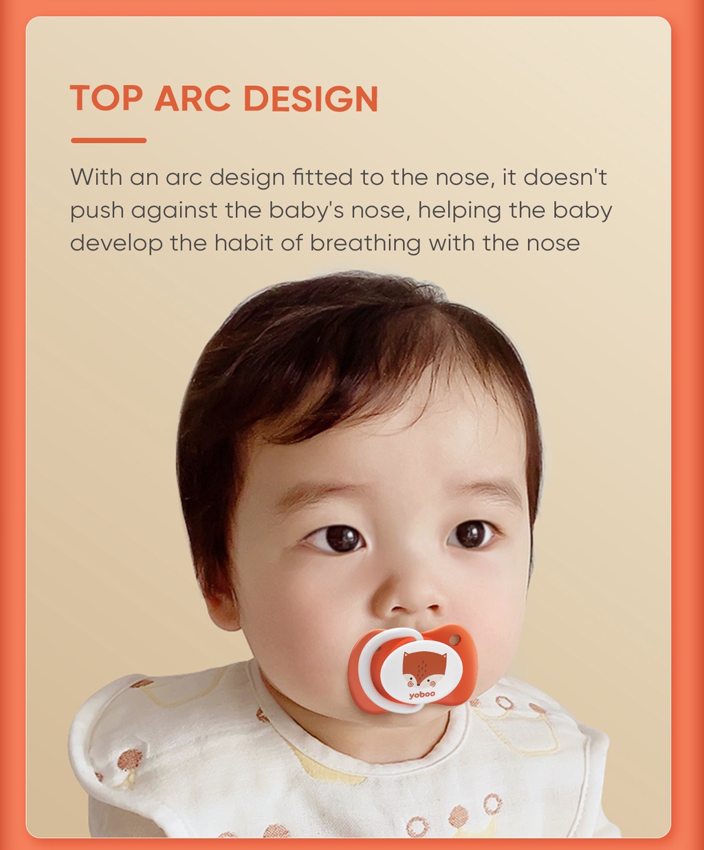 Yoboo Pacifier Medium Size | 2 PCS | Thin root design | Soft and Odor ...