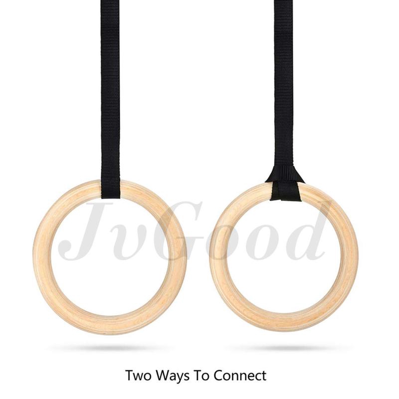 [Specials]Gymnastic Olympic Cross fit Gym Rings Strength Training Pull ...