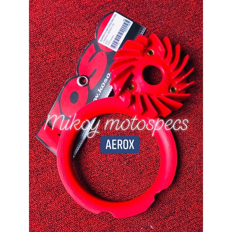 KOSO LIGHT & FLOW COOLING FAN FOR HONDA CLICK, MIO SPORTY, NMAX, AEROX ...