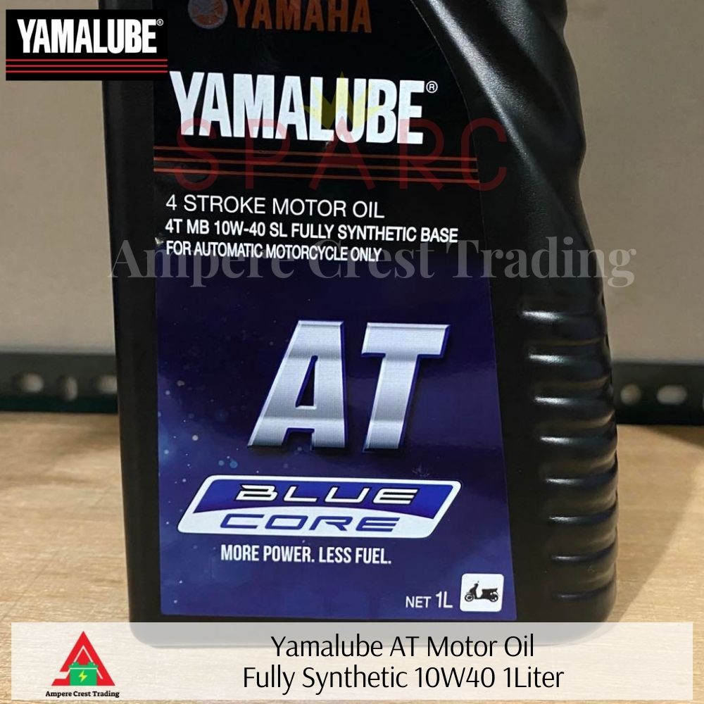 Yamalube Bluecore Fully Synthetic Engine Oil 10W40 1L for Automatic ...