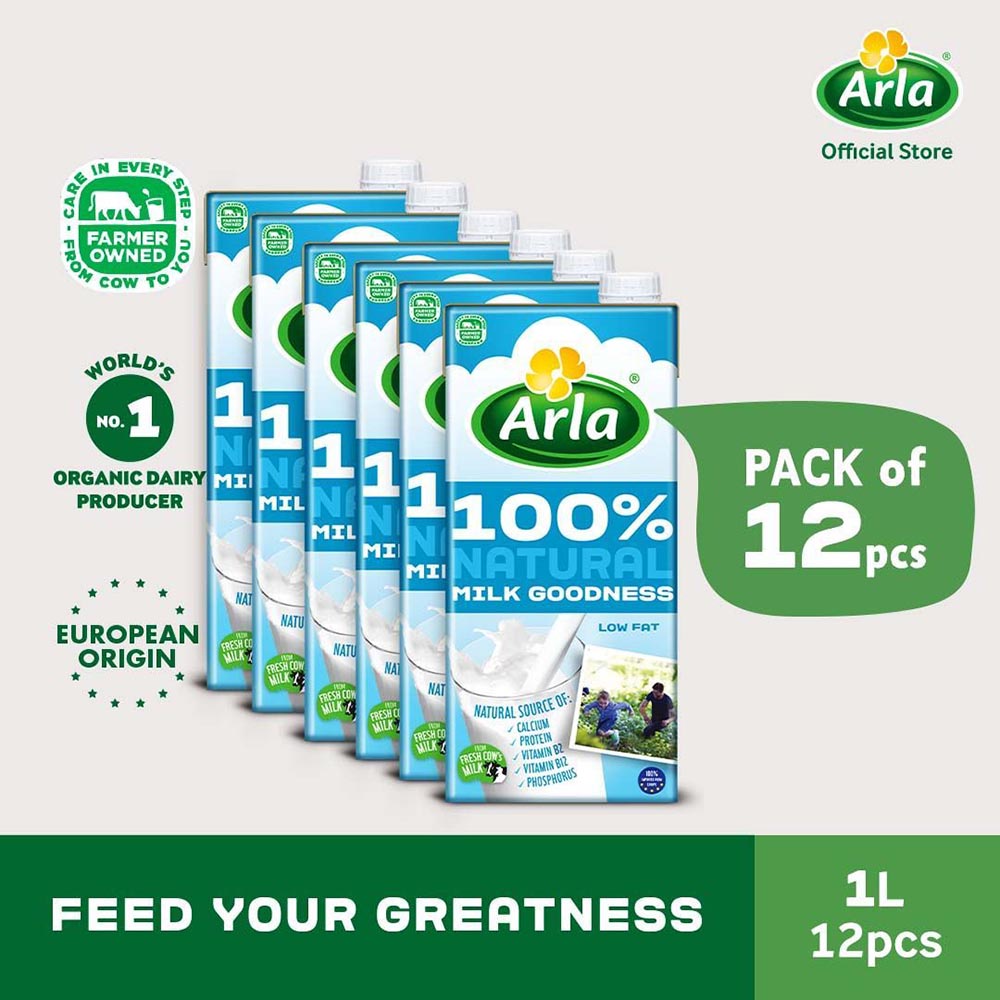 Arla Low Fat Milk 1L 12-Pack | Shopee Philippines