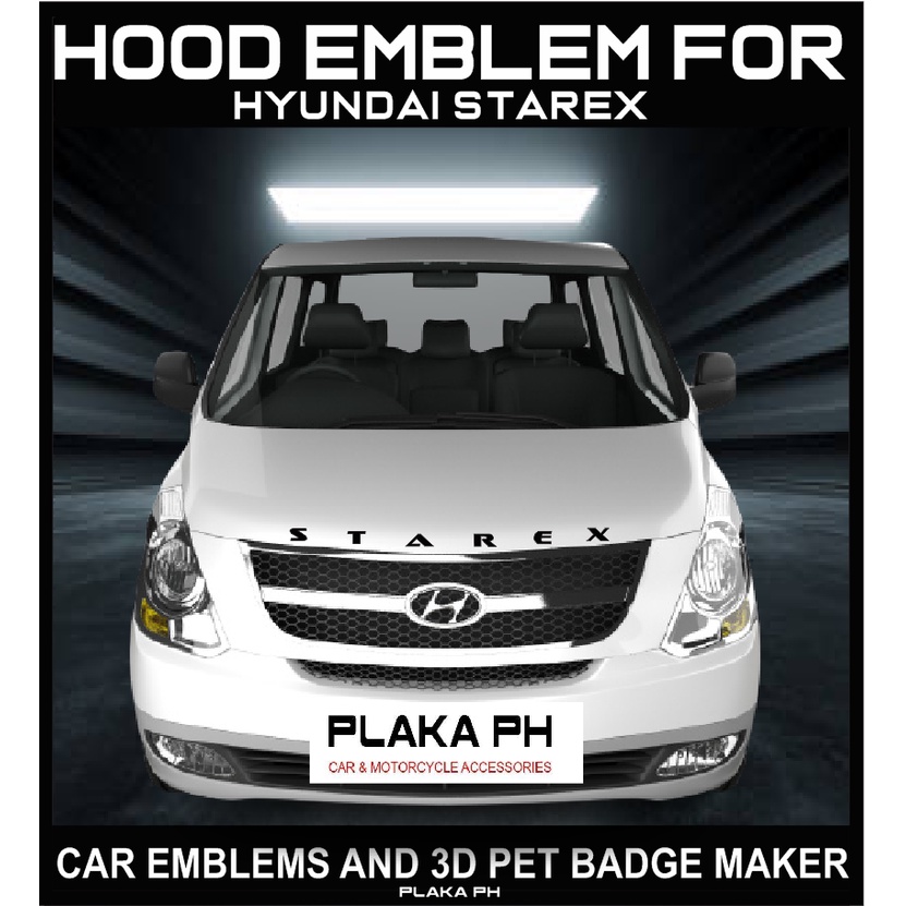 Hood emblem For Hyundai Strarex GRX (Can Apply on Any Model) | Shopee ...