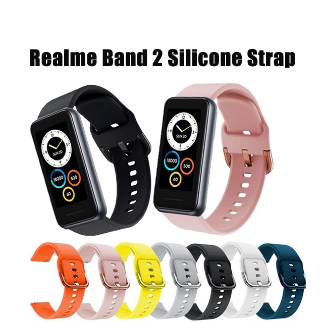 Realme Band 2 Strap sillcone Replacement wristband for realme smart ...
