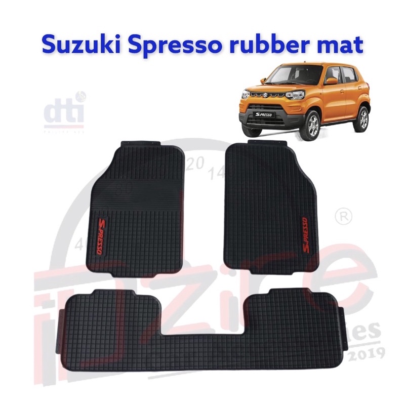 Suzuki Spresso Rubber Matting(2020-up)model | Shopee Philippines