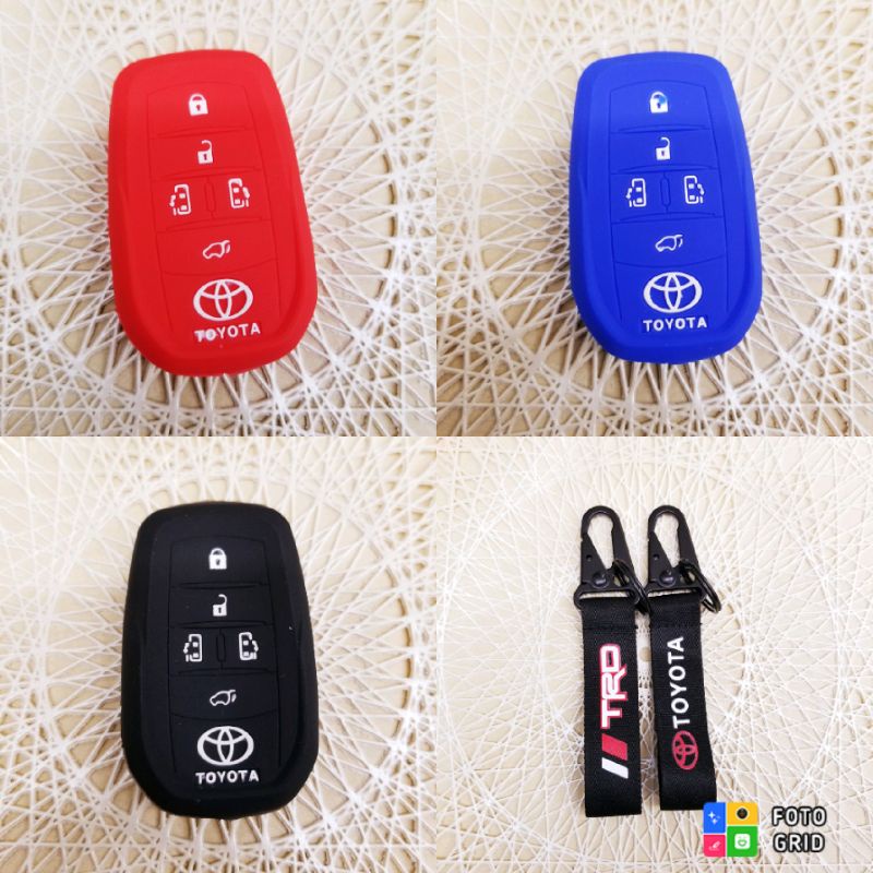 smart keyless remote silicone keycover toyota hilux, revo, innova ...