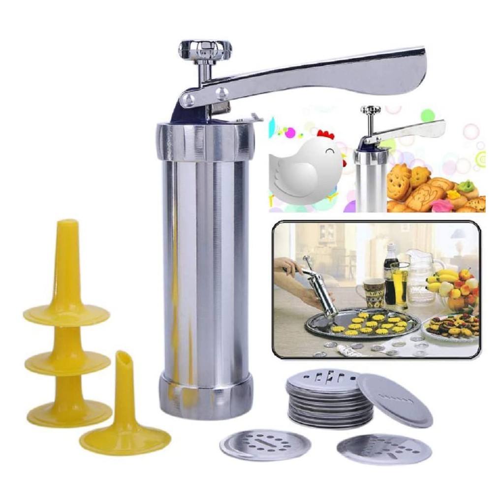 BLANJA COD Cookie Press Maker Kit for DIY Biscuit Maker and Decoration ...