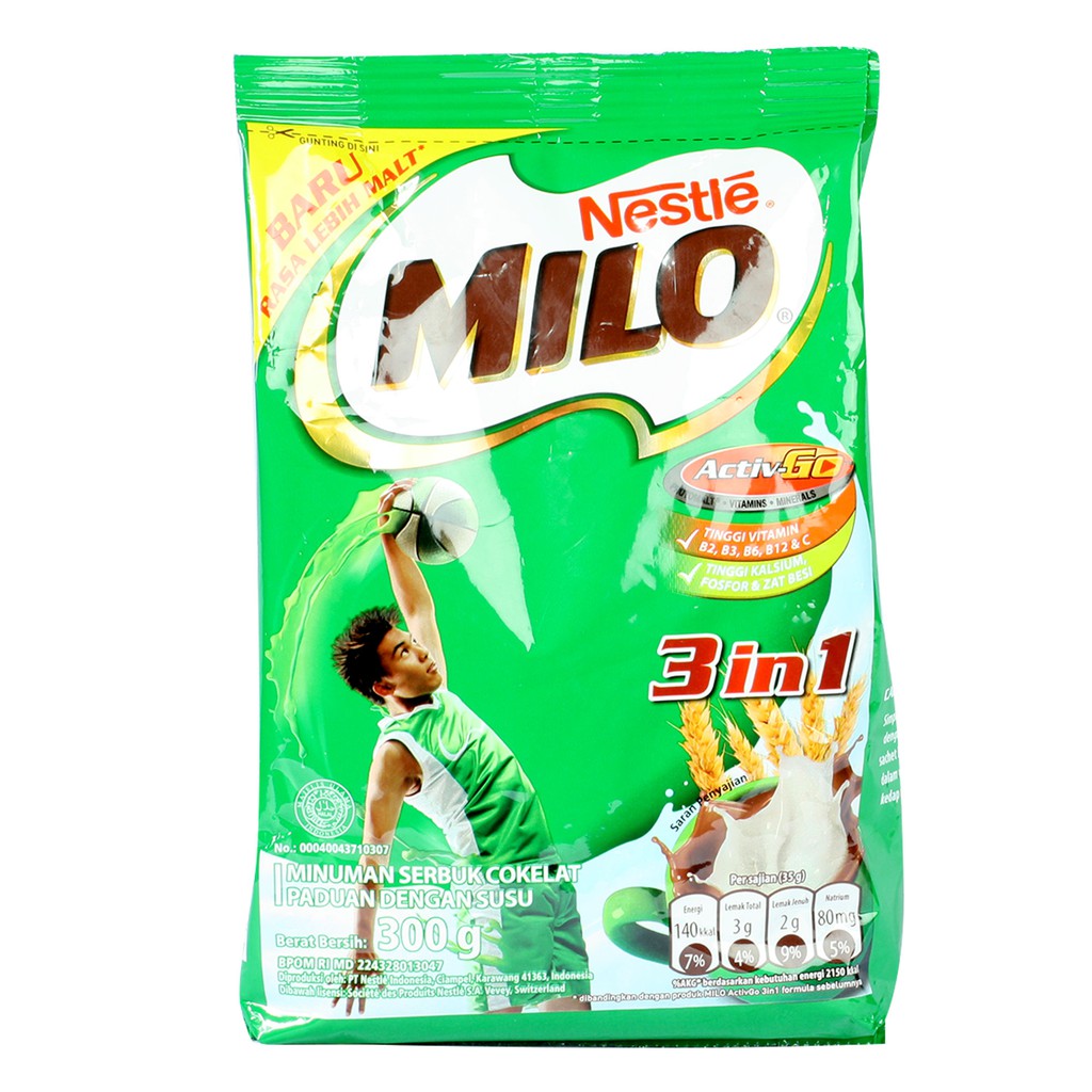 Milo Mixed Chocolate Flavored Powder With Milk 300g | Shopee Philippines