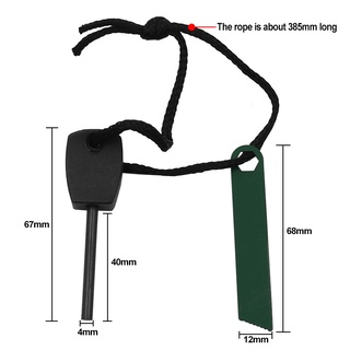 Portable Fire Starter Survival Igniter Magnesium Flint Stone for ...