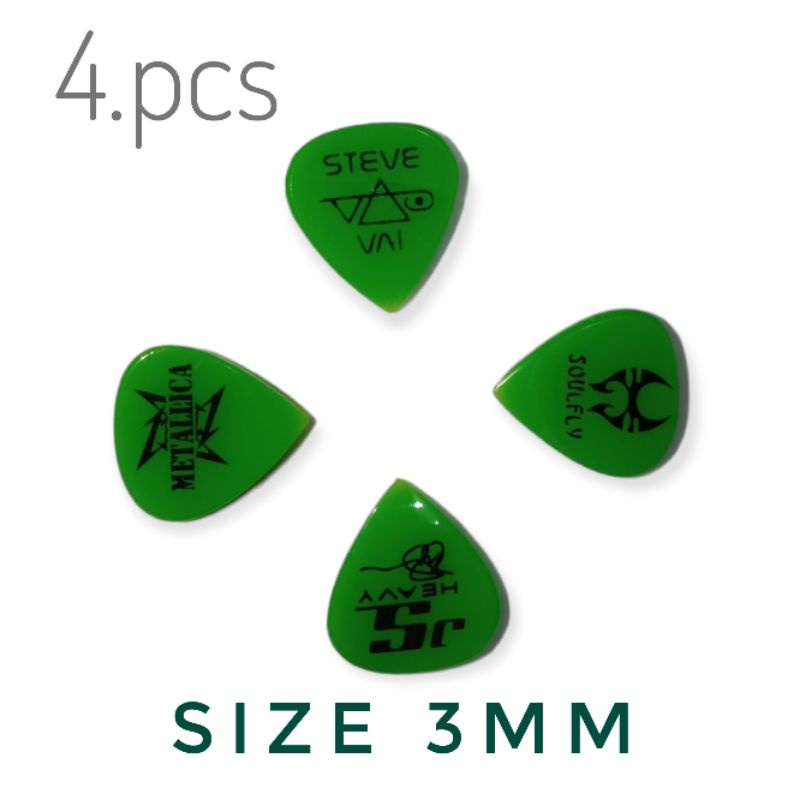 Guitar Pick Size 3.mm (4.pcs) | Shopee Philippines