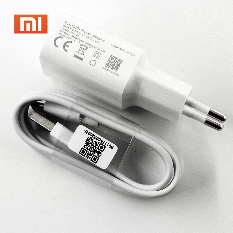Xiaomi Charger 5V 2A Charge Adapter Micro USB Type-C Data Cable For Mi ...