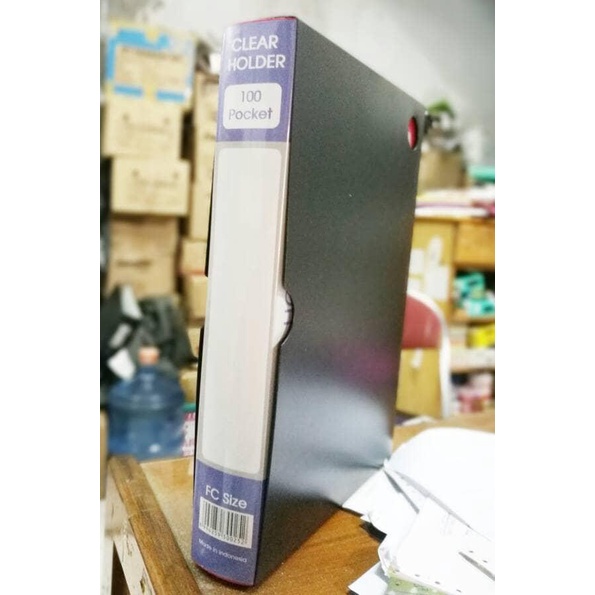 Clear Holder Contents 100 Sheets Folio F4 / Plastic Document Folder ...