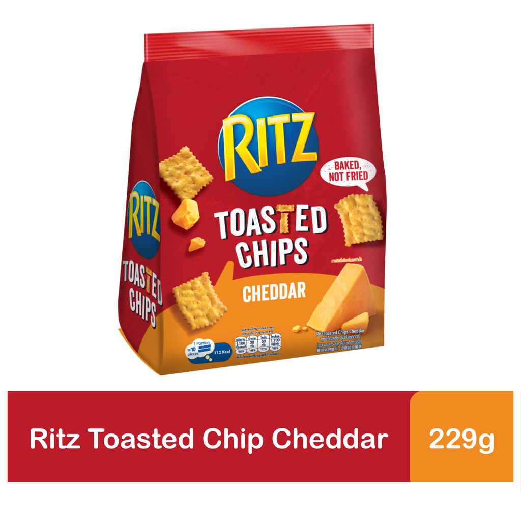 Ritz Toasted Chips Cheddar 229g | Shopee Philippines