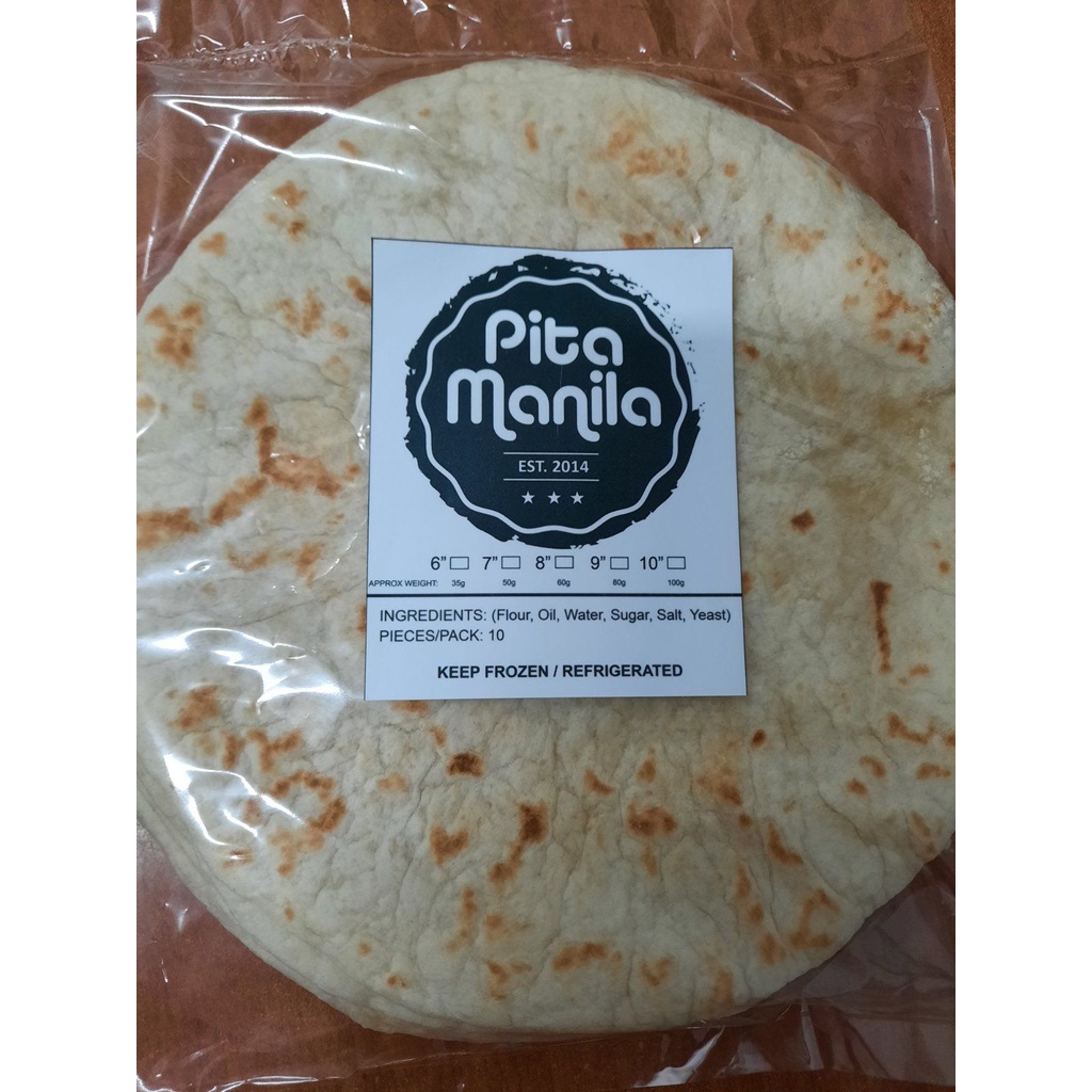 Fresh Pita Bread (10 pcs/pack) | Shopee Philippines