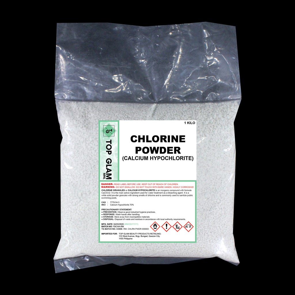 Chlorine Powder: Industrial use (1 Kilogram) | Shopee Philippines