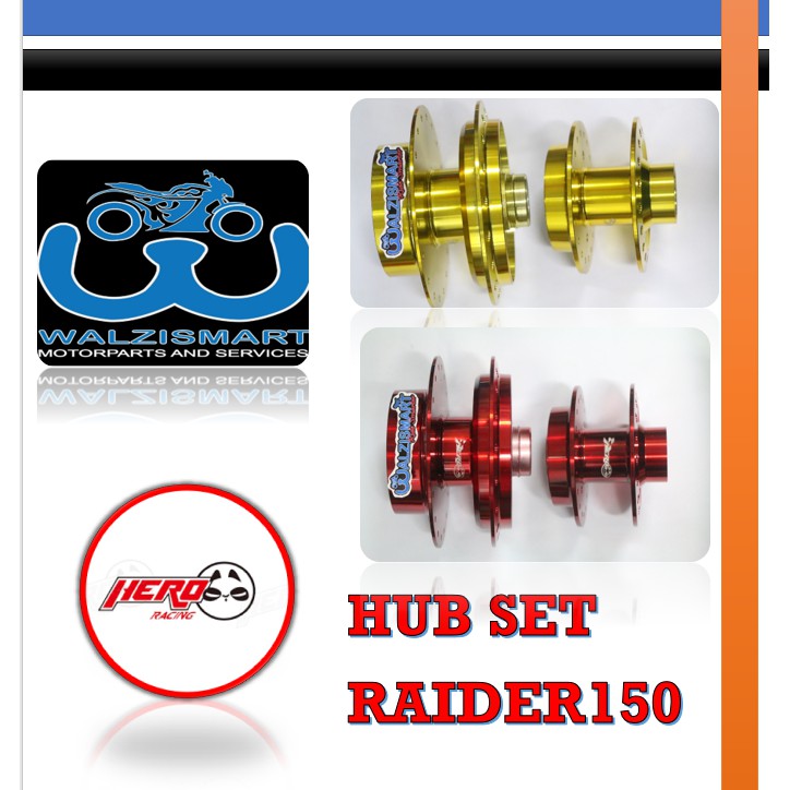 Hub set Front & Rear ( Raider 150 ) | Shopee Philippines