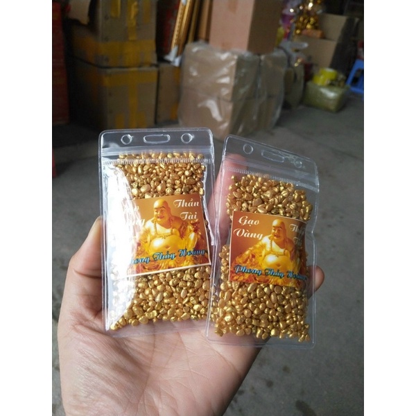 God of Wealth Golden Rice, feng shui item to attract fortune, attract ...