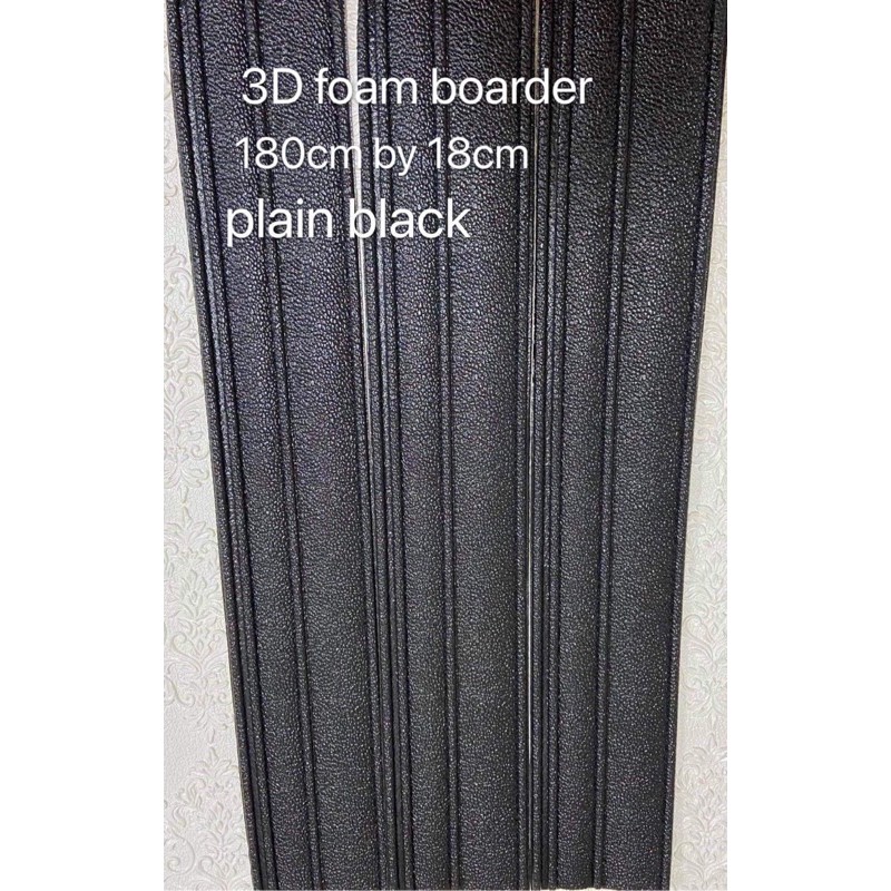 3D Foam Wallpaper Border Waist Line Sticker Waterproof Self Adhesive ...