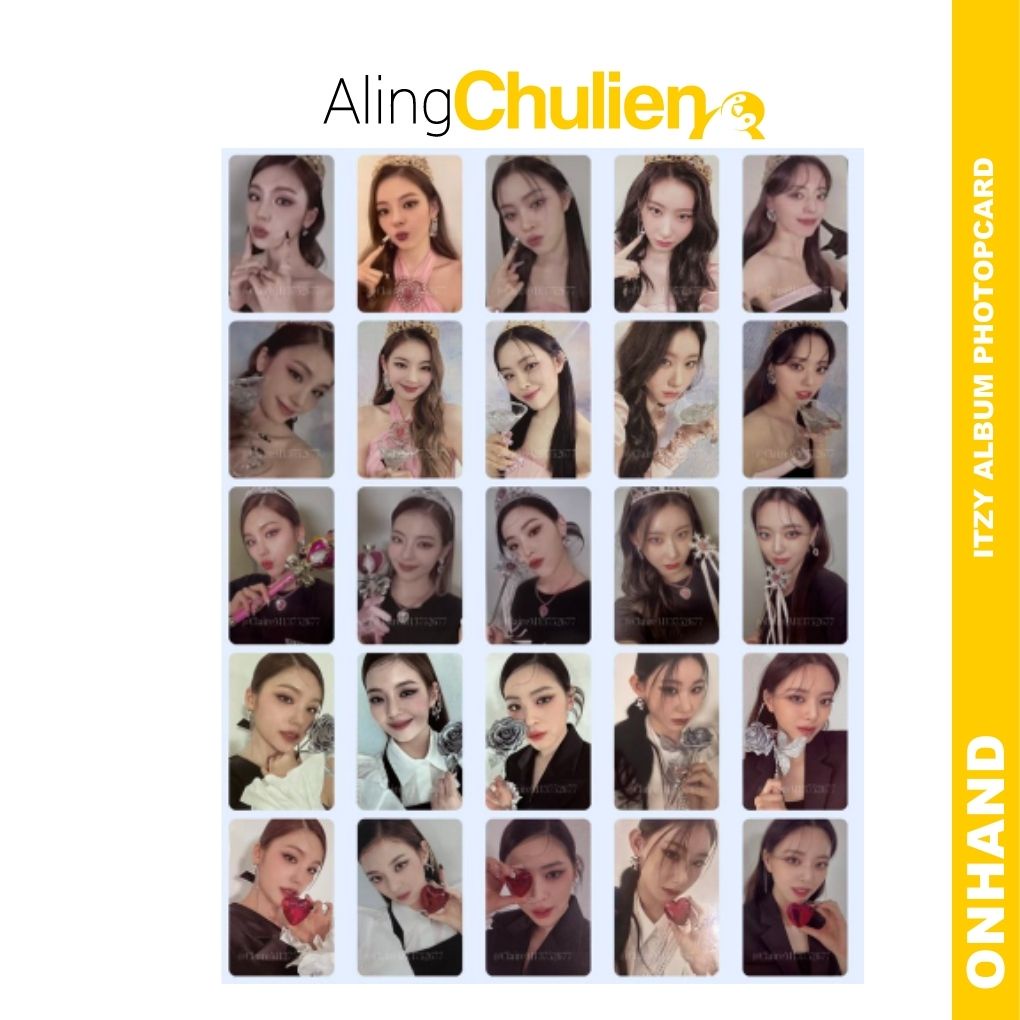 ITZY Checkmate Album Official Photocard Ryujin Yeji Lia Yuna Chaeryoung ...