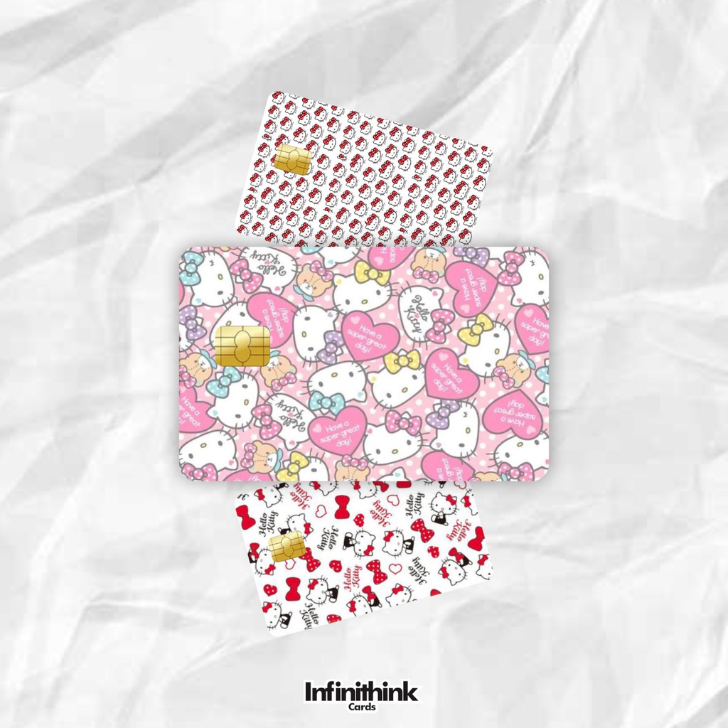 Hello KITTY SERIES | Garskin / Sticker / SKIN ATM Card (DEBIT / CREDIT ...