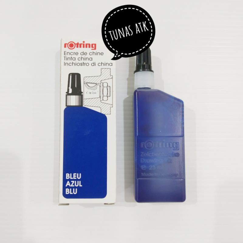 Rotring DRAWING INK (BLUE) | Shopee Philippines
