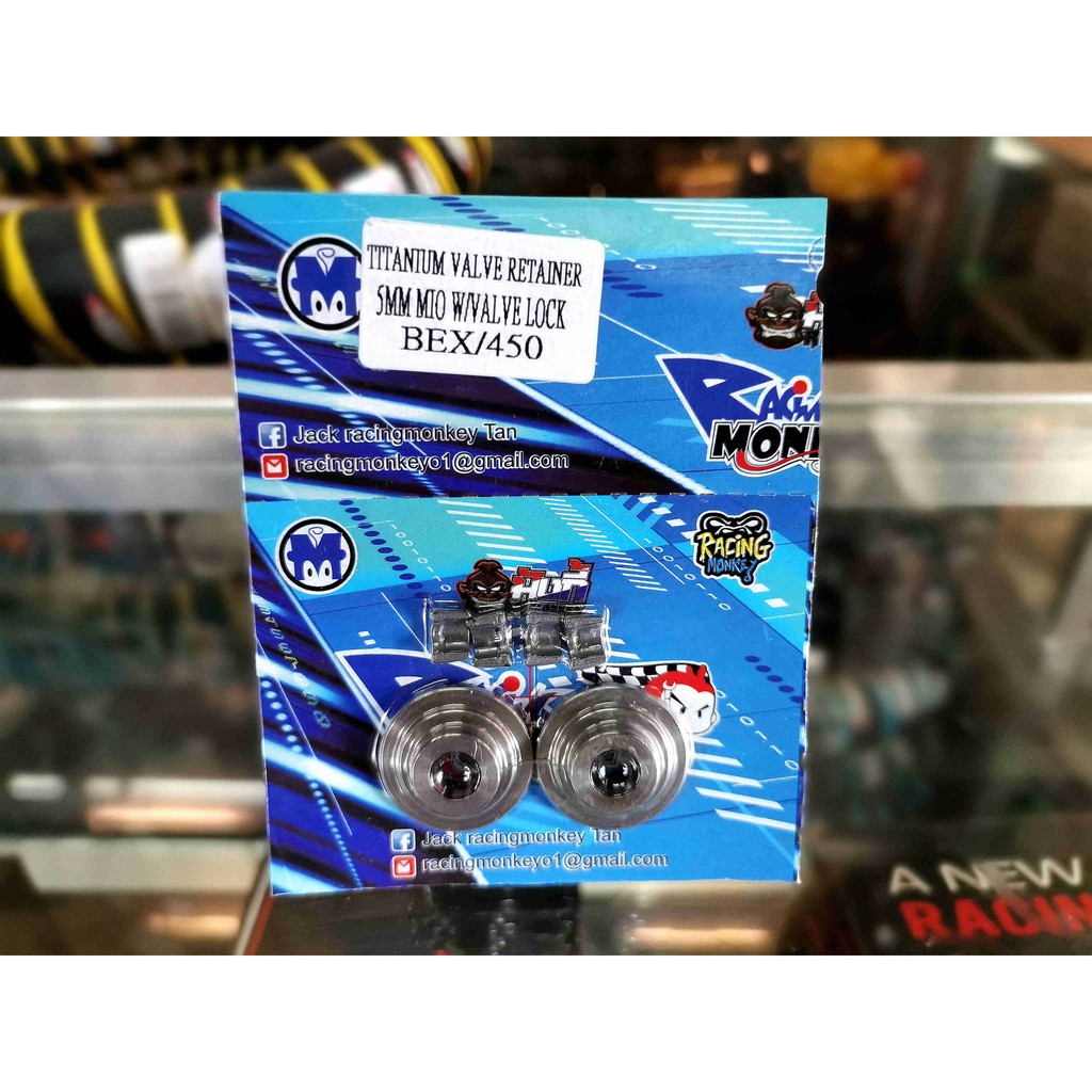 racing monkey mio sporty valve retainer with valve lock 5MM | Shopee ...