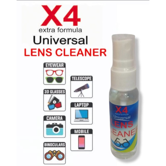 X4 Multipurpose cleaner With extra formula, lens cleaner and protect ...