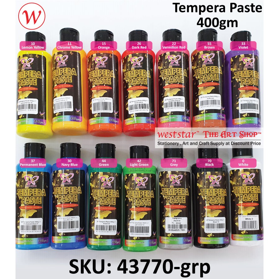[Weststar The Art Shop] Five Star Tempera Paste 400gm | Shopee Philippines