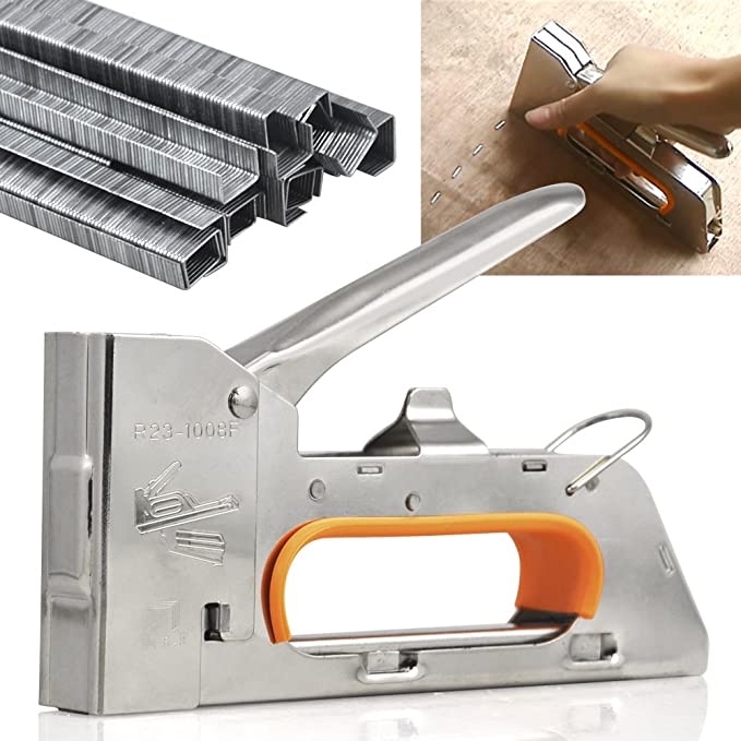 Staple Gun Tacker Heavy Duty Stapler Nail Gun Heavy Duty Staple Gun ...