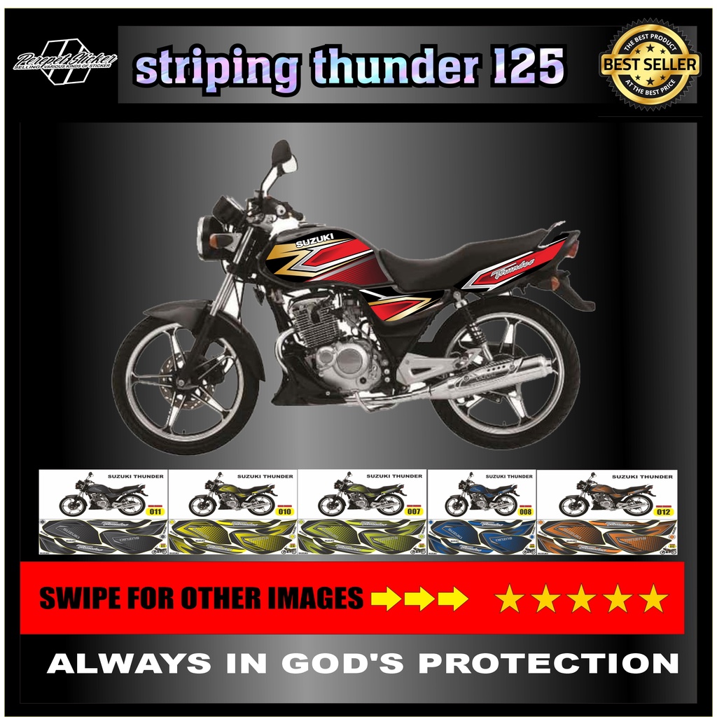 Striping thunder / suzuki / STOCK suzuki thunder / thunder 125 Stickers ...