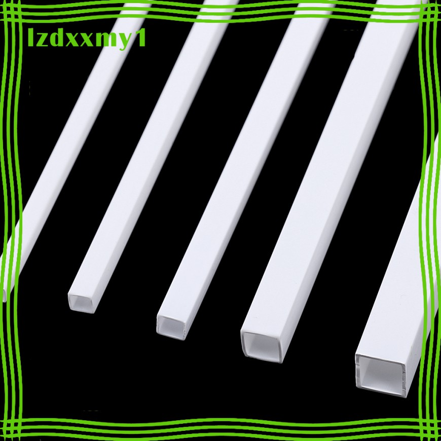10Pcs 250mm Length ABS Square Tube Architectural Model Making Building ...