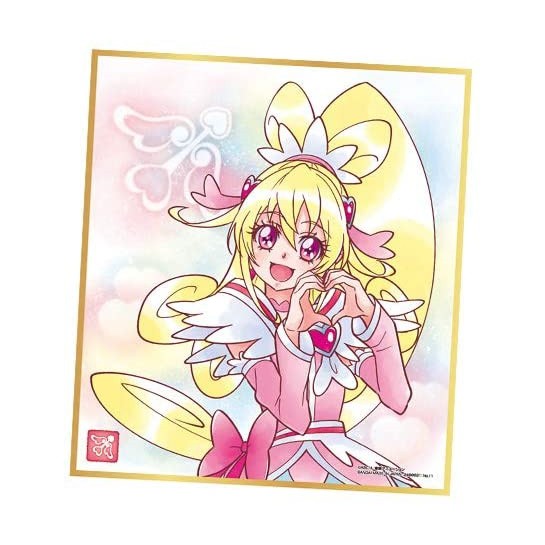 Pretty Cure Heart DokiDoki! Precure Shikishi Art Bandai Shokugan Candy ...