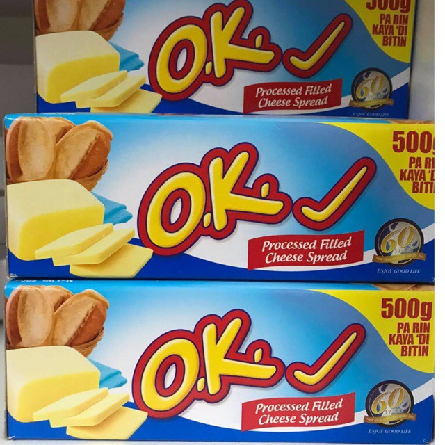 OK Processed Filled Cheese Spread 500g OCT. 26, 2022 | Shopee Philippines