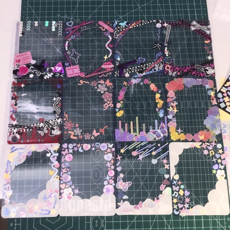 Toploader deco sticker holo Laminatedfor photocard pc kpop | Nct TXT ...