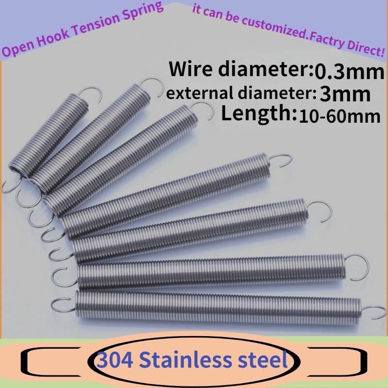 Fast delivery--Tension Spring Stainless Steel Pullback Spring Extension ...