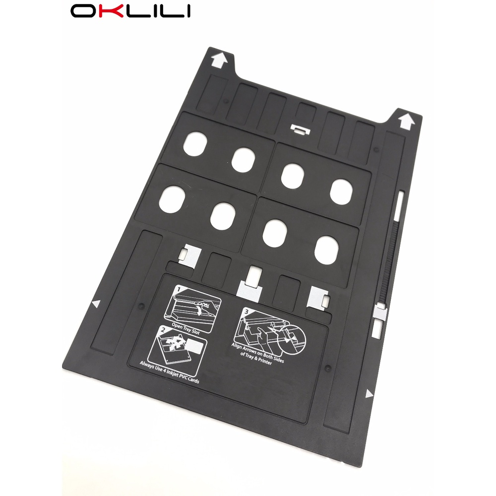 5PC X Plastic Inkjet PVC ID Card Printing Tray for Epson 1400 1410 1430 ...