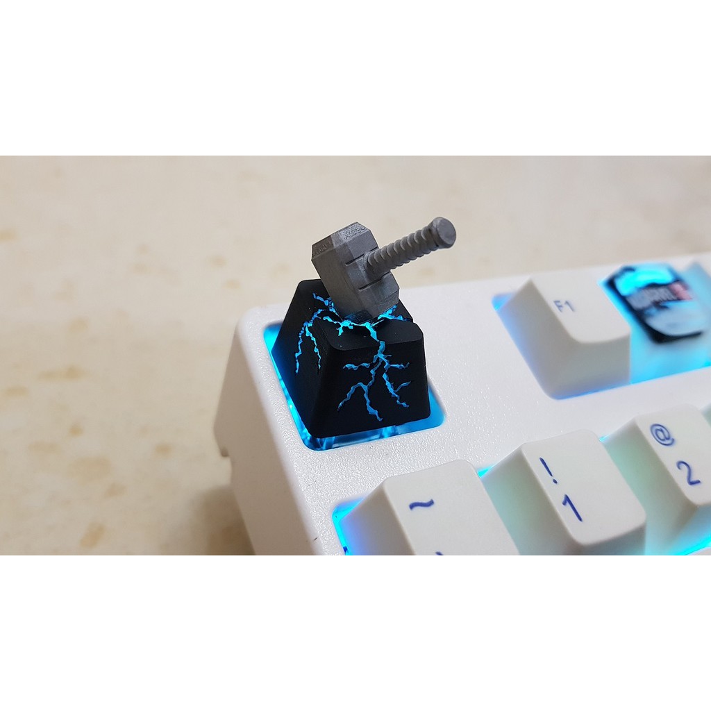 Thor artisan Hammer Keycap handmade through led new model key button ...