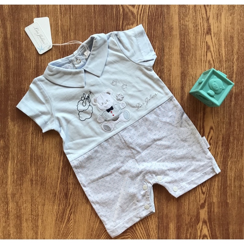 BRAND NEW Collared Baby Polo Romper, formal baby fashion | Shopee ...