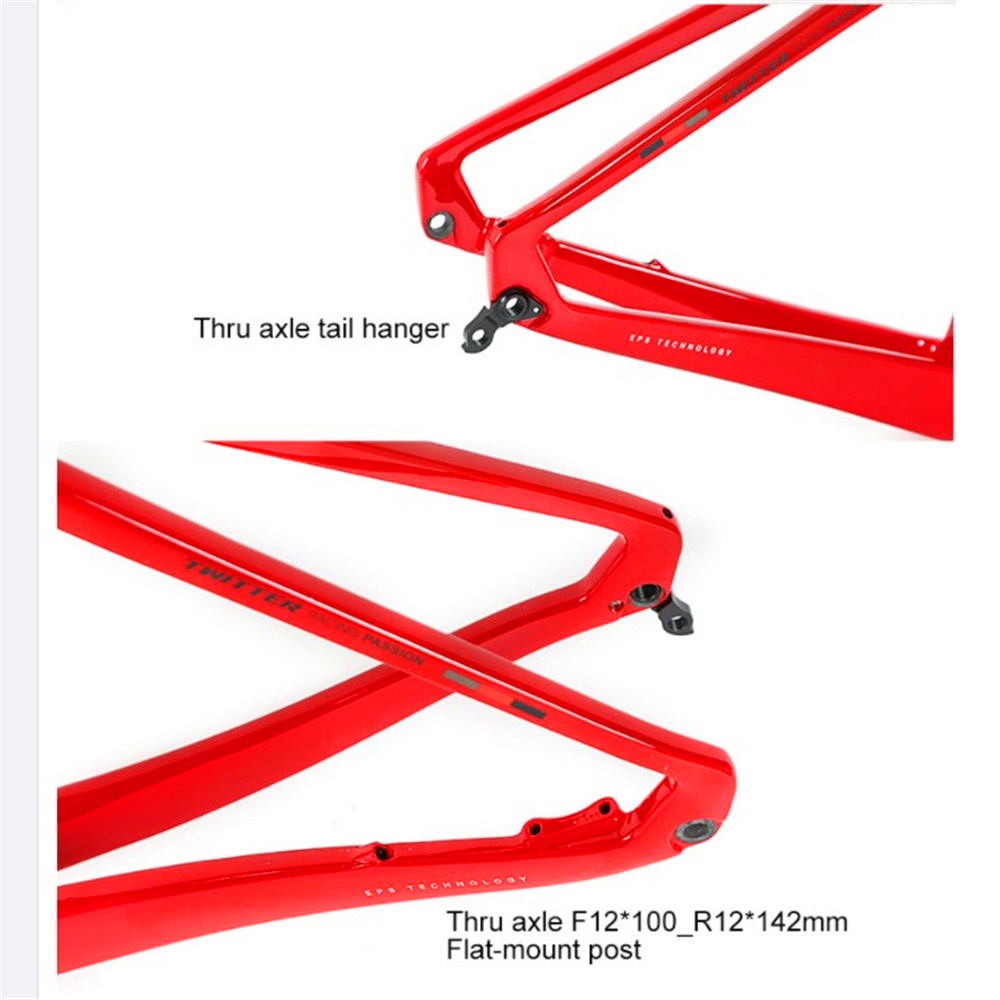 TWITTER R10 disc brakes carbon fiber road frame disc brakes 700C ...