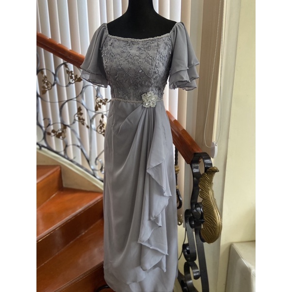 Mother of the Bride Dress/ Principal Sponsor Gown/ Secondary Sponsor Gown/ Ninang Gown | Shopee ...