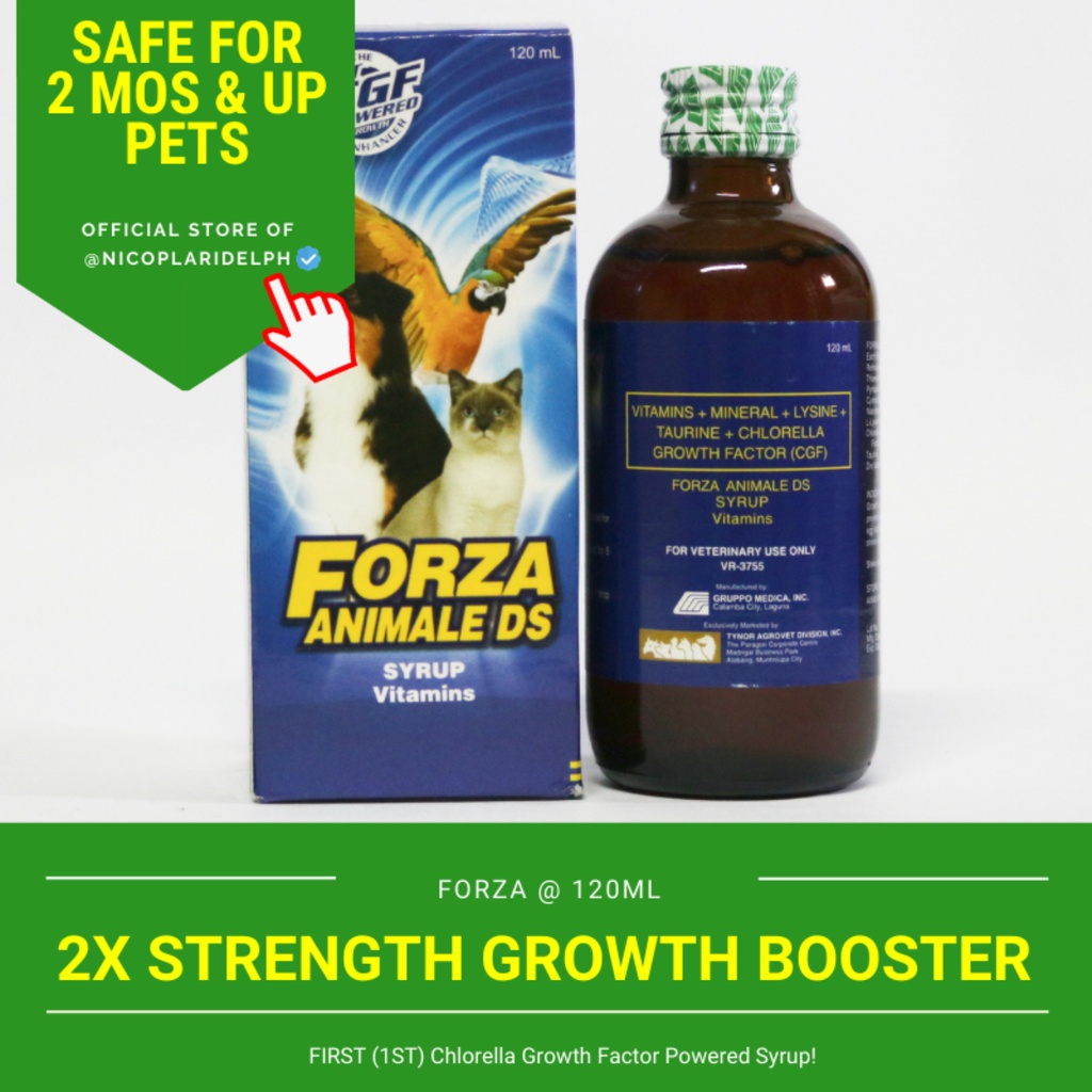 Forza Blue Animale DS to Promote Height and Weight Growth of Dogs, Cats ...