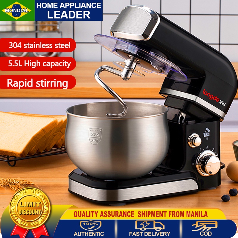 MONDIAL 5.5L Electric Stand Mixer for baking Multifunction dough mixer machine | Shopee Philippines