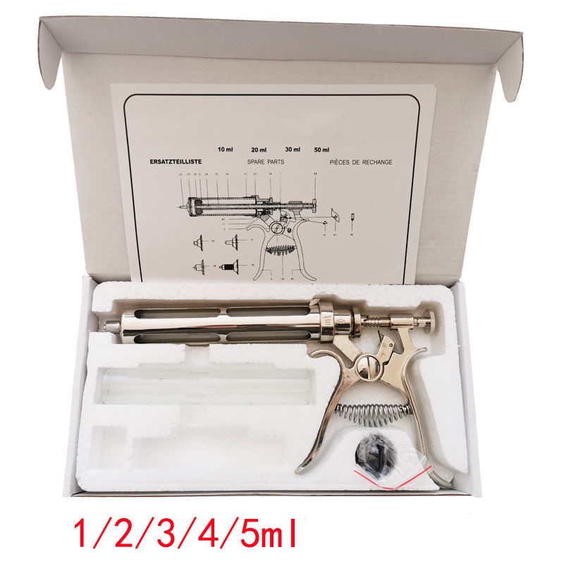 10/20/30/50ML Veterinary Continuous Syringe Automatic Injector For Pigs ...